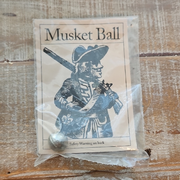 Other | Nip Vintage Musket Ball With Historical Information | Poshmark